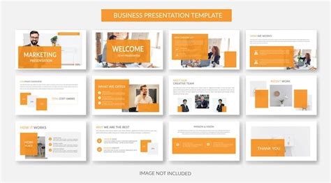 Premium Vector Creative Business Powerpoint Presentation Slides Template
