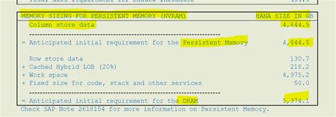 sap hana and persistent memory introduction and sa sap community
