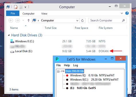 在 Windows 下访问 Ext 分区 Reizhi