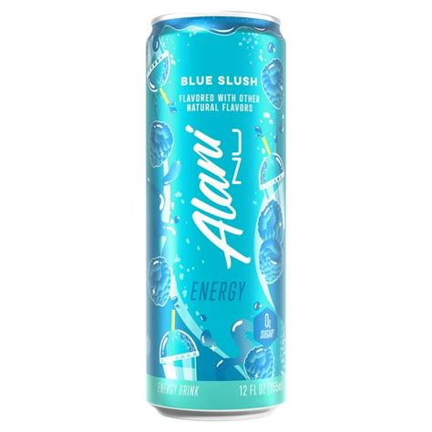 Pack Of 2 Alani Nu Zero Sugar Energy Drink Blue Slush 12 Oz Package