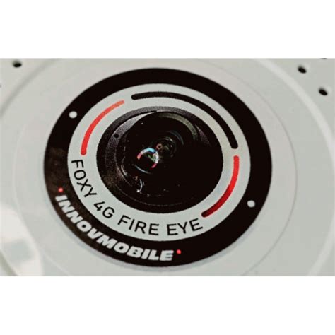 foxy 4g autonomous connected wireless fire smoke detector camera gsm sms