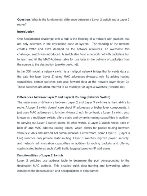 Cs2204 Unit 5 Learning Journal Pdf Network Switch Computer Network