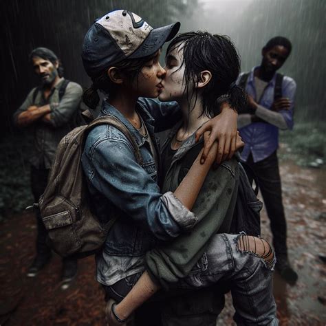 Ellie And Clementine By Redmidnight96 On Deviantart