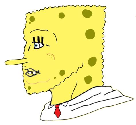Spongebob Chad Wojak Land
