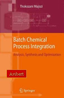 Avibert Batch Chemical Process Integration Analysis Synthesis And