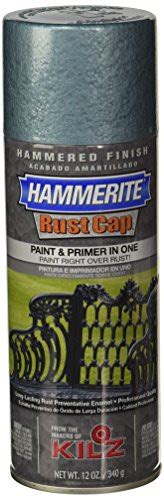 Masterchem Industries 41150 Hammerite Rust Cap Hammered Enamel Finish 12 Oz Aerosol Can 18 Sq