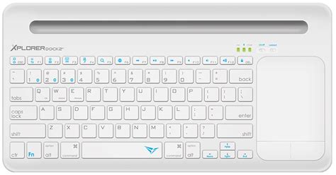 Alcatroz XPLORER DOCK2BT BT Keyboard Touchpad Dock White Grey Fidelity Technology Solutions