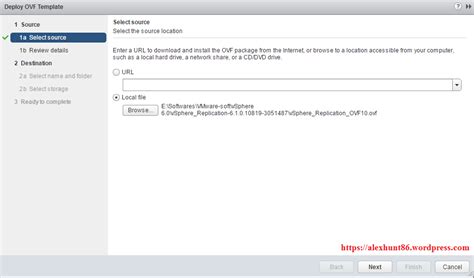 Vsphere Replication Part 4 Deploying Vsphere Replication Appliance