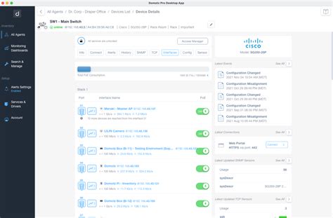 Automated Managed Switch Port Mapping Detect And Display