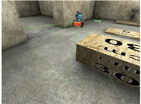 A Screenshot Of Usarsim From The Usarsim Manual 6 Showing A Robot Download Scientific