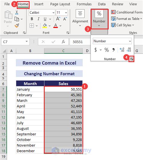 How To Remove Comma In Excel 5 Methods ExcelDemy