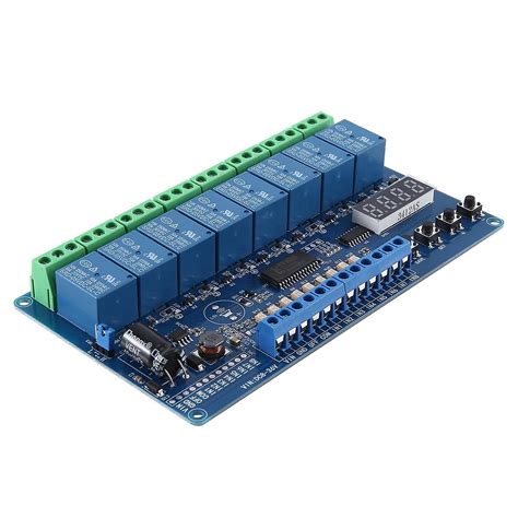 Dc V V Channel Multifunction Time Delay Relay Interface Board Module With Light Couple Red