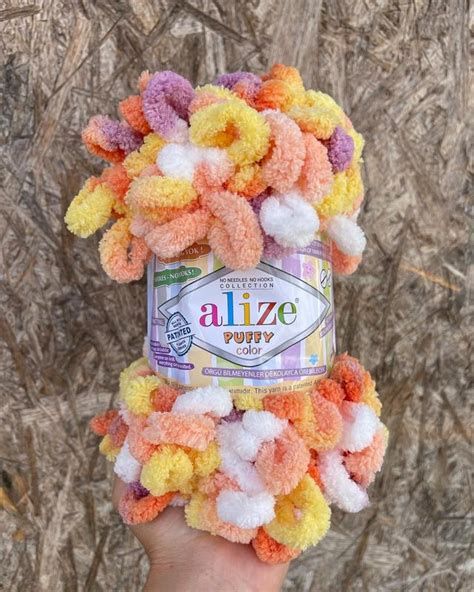 Пряжа петлями Alize Puffy Color 6429 — ціна 70 грн у каталозі Вязання Купити товари для спорту