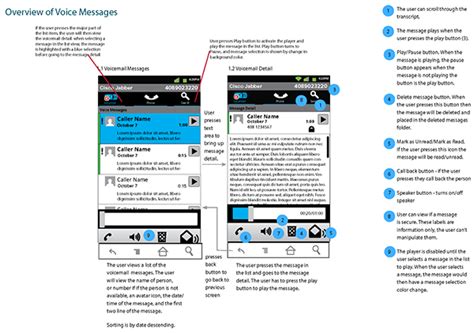 Voicemail UX For Cisco Jabber For Android On Behance