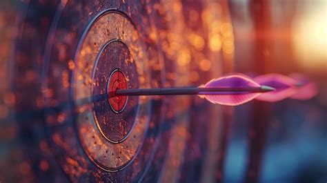 A Dart Board With The Reflection Of A Dartboard In The Center Premium