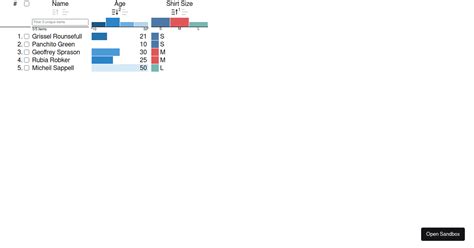 Lineup Liteexample Multi Sorting Codesandbox