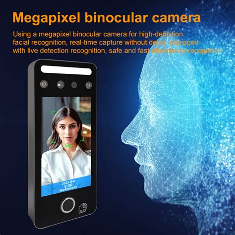 지문 및 얼굴 인식 문짝 출입 제어 와이파이 Tcp Ip 5 인치 화면 Ir 카메라 Rfid 카드 리더 출근 시간 표시