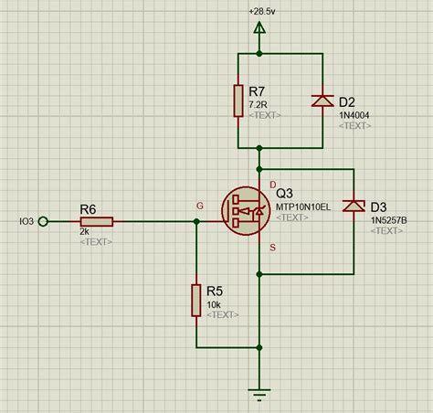Microcontroller Driving Inductive Load From Ic With Mosfet