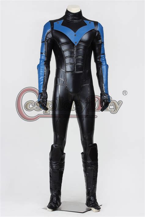 Custom Made Batman Costume Batman Arkham City Nightwing Costume Adult