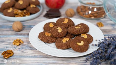 Веганское шоколадное печенье рецепт постный и без глютена Receita