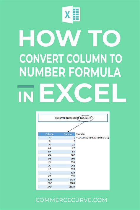 How To Convert Column To Number Formula In Excel Excel Tutorials
