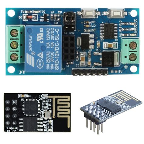 Esp8266 Esp 01 5v 12v 1 2 4 Way Wifi Relémodul Dolgai Okos Otthoni Távvezérlő Kapcsoló Esp01