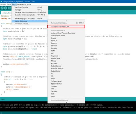 Display Segmentos Arduino Tutorial Para Projetos Blog Usinainfo