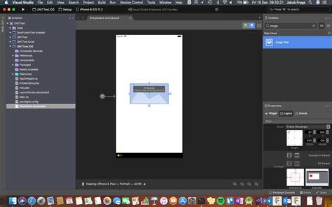 Iphone How To Center Image Horizontal For All Screen Size In Xamarin Ios Native Stack Overflow