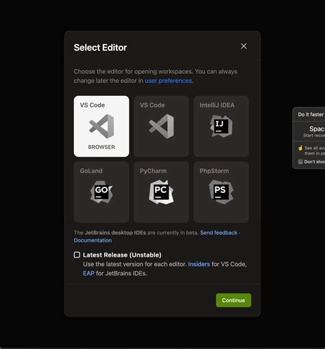 Open Workspace In Ad Hoc Per Workspace Editor Or IDE Issue 8573