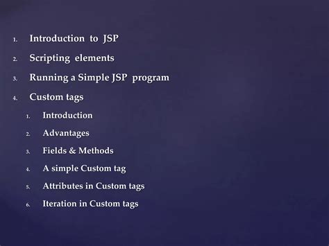 jsp custom tags pptx