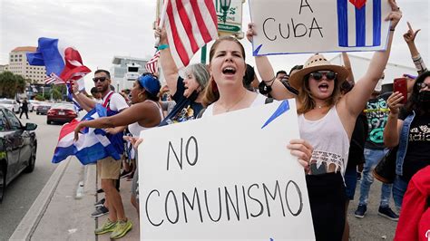 Demonstrations Erupt Across Florida In Support Of Cuban People Call