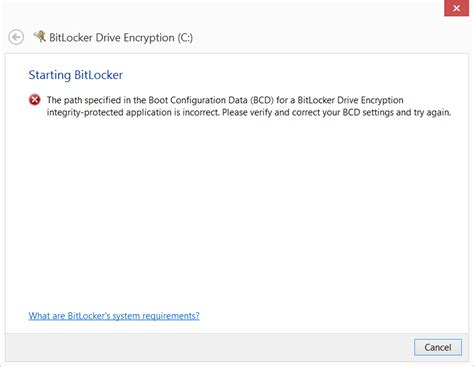 Bitlocker Impossibile Trovare Il File Specificato Errore Nella Configurazione Computer Masters