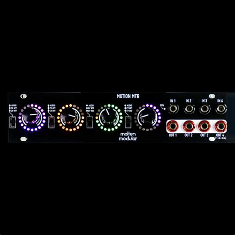 Befaco X Molten Modular Motion Mtr 1u Eurorack Attenuverter Mixer And Visualiser Module