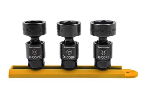 Standard X Core™ Pinless Universal Impact Metric Socket Set