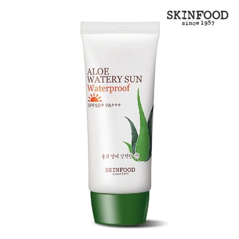 스킨푸드 알로에 워터리 선 워터프루프 50ml 티몬