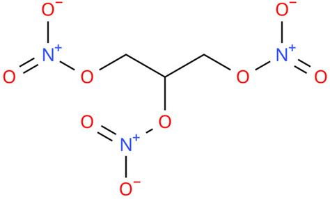 Nitroglycerin Structure