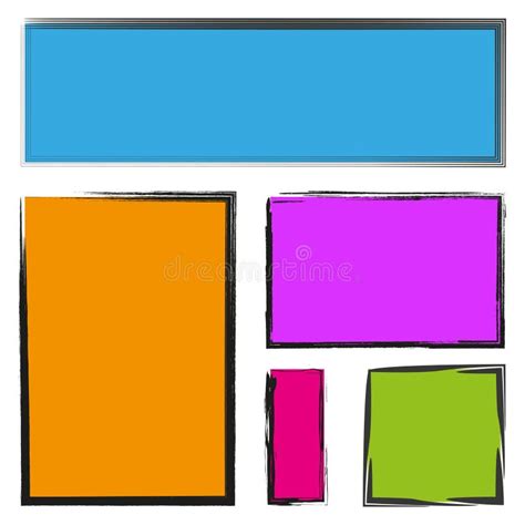 Rectangle Grunge Vector Stock Illustrations 95912 Rectangle Grunge Vector Stock Illustrations