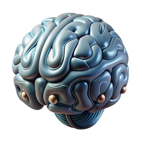 Extraordinary Modern Bio Cybernetic Brain Neural Network Cutout Detailed 58007308 Png