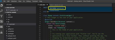 curso flutter aula 4 1 hello world em flutter com vs code