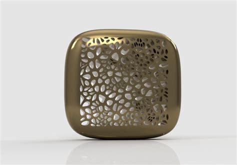 Voronoi 256 Cells Brass Hans Kellner Dot Com
