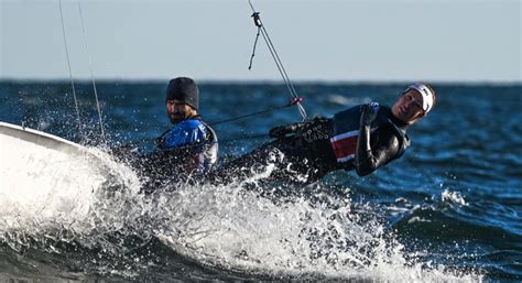 Stuart Mcnay Lara Dallman Weiss Win The First 2023 Us Open Sailing Series Event In Miami 470