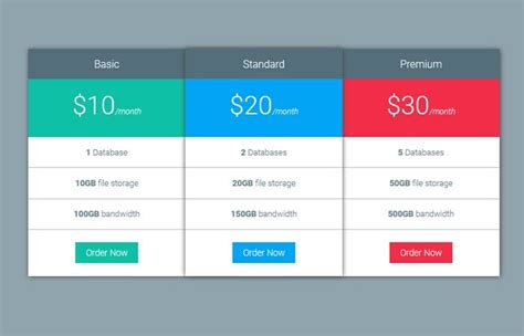 20 Css Responsive Pricing Table Desgin Codeconvey