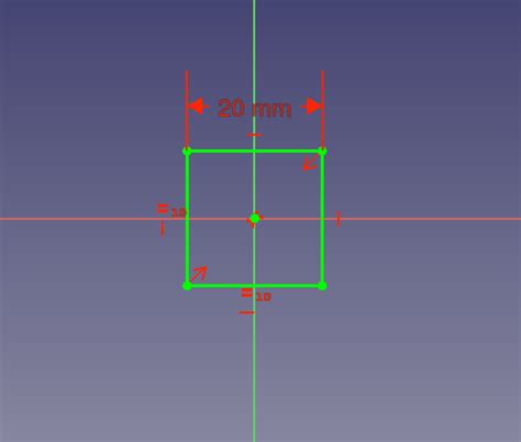 Sketcher Micro Tutorial Constraint Practices FreeCAD Documentation