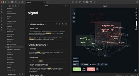 obsidian 3d graph view plugin with network science insights nodus