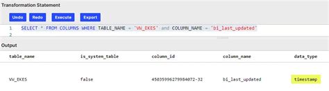 Im Receiving Errors When Trying To Set A Delta Filter The Column Is A