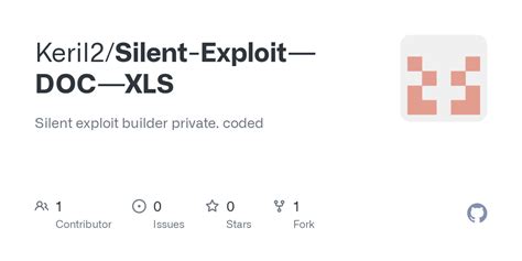GitHub Keril2 Silent Exploit DOC XLS Silent Exploit Builder