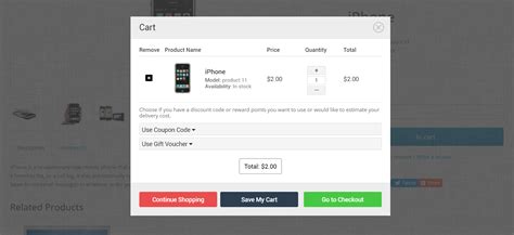 Popup Cart For Opencart 2x 3x
