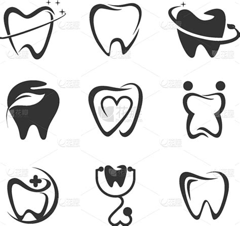 口腔卫生 牙医 品牌名称 人的牙齿 健康保健 家庭 父母 剪影 布置 爱素材 花瓣网