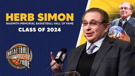 Herb Simon Enshrined In Naismith Memorial Basketball Hall Of Fame