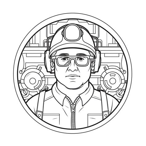 Engineer Coloring Project Coloring Page